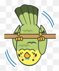 Cute Parakeet - Stickers For Whatsapp Emoji,Budgie Emojis - Free Emoji ...