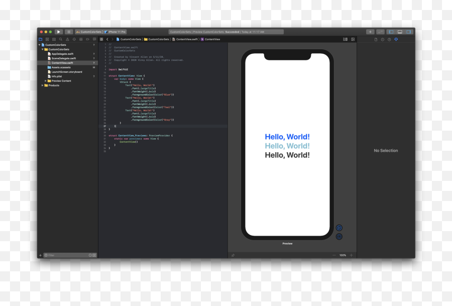 Define Custom Colors In Swiftui Color Custom Swift Ui Emoji Start 