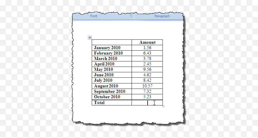 Sum A Table Column In Word Word Sum Emoji Microsoft Word Emotions List Free Emoji PNG 