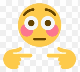 Shy Red Girl With Touching Fingers Emoji - Sad Smiley Girl Face,Fingers ...
