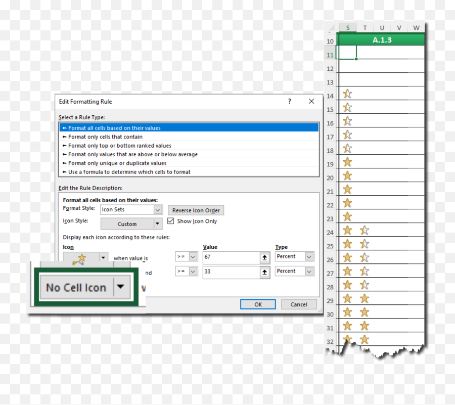 How To Create A Star Rating System In Excel By Andrew Moss Emoji 4 5 